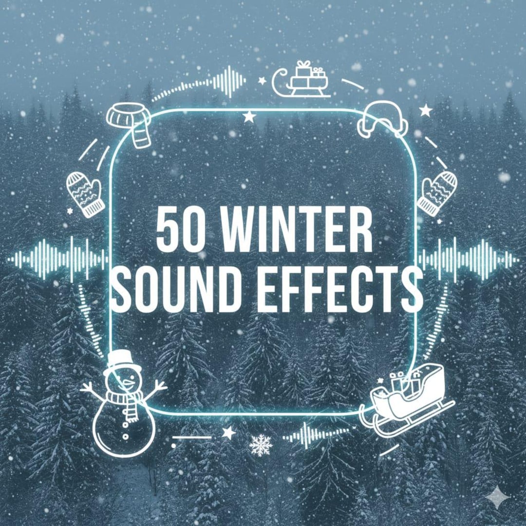 50 Winter Ambient Sound Effects | Frost, Wind, Fire, Snow, Ice ...