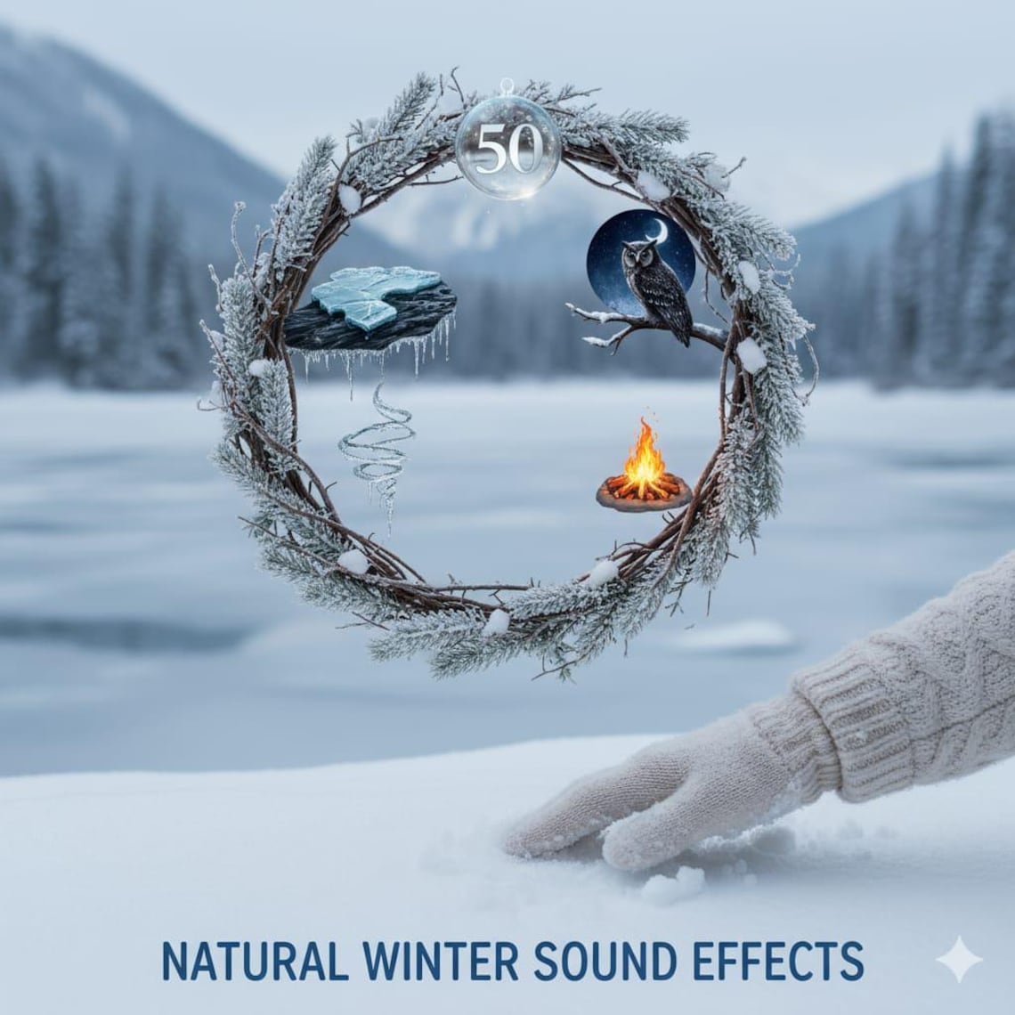 50 Winter Ambient Sound Effects | Frost, Wind, Fire, Snow, Ice ...