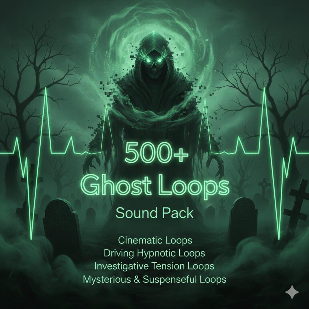 500+ Ghost Loops SFX Pack | Haunted Horror Sound Effects | Cinematic ...