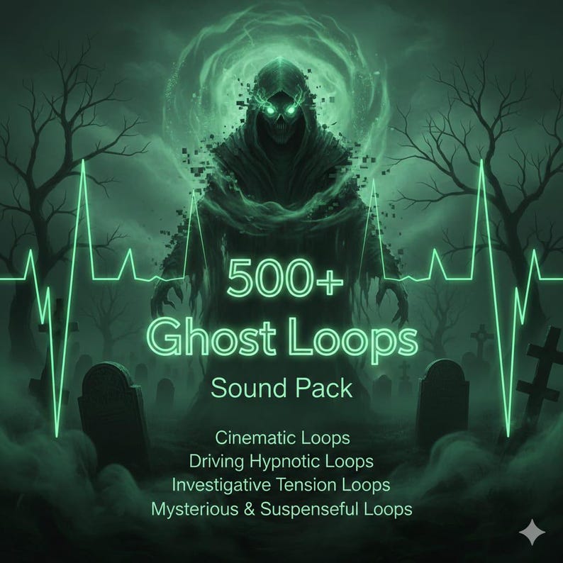 500+ Ghost Loops SFX Pack Haunted Horror Sound Pack Cinematic Dark ...