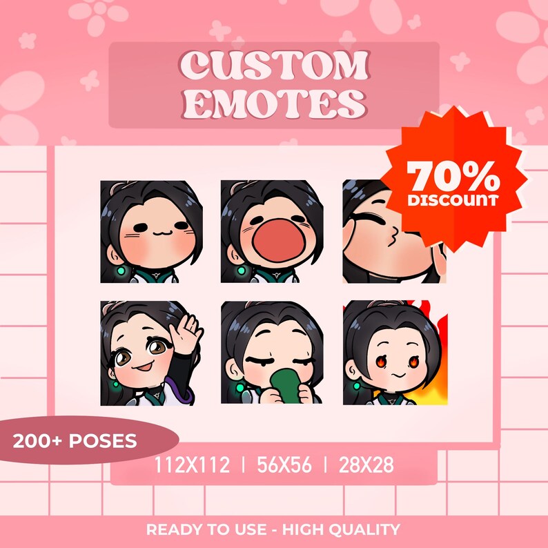 Custom Digital Emotes, Streaming Emotes, Digital Emotes, Discord Emotes ...