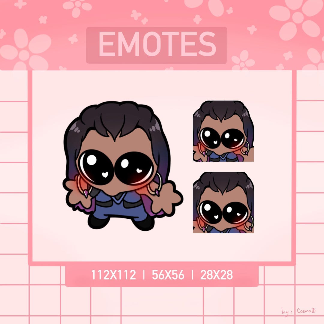 Valorant Reyna Emote, Discord Emotes, Valorant Agent Emotes, Streaming ...