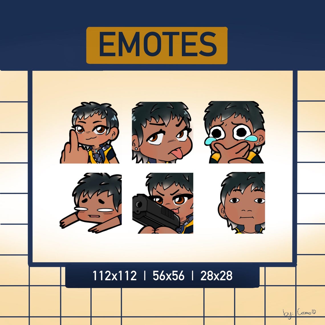 6 Valorant Waylay Emotes, Discord Emotes, Valorant Emotes, Streaming ...
