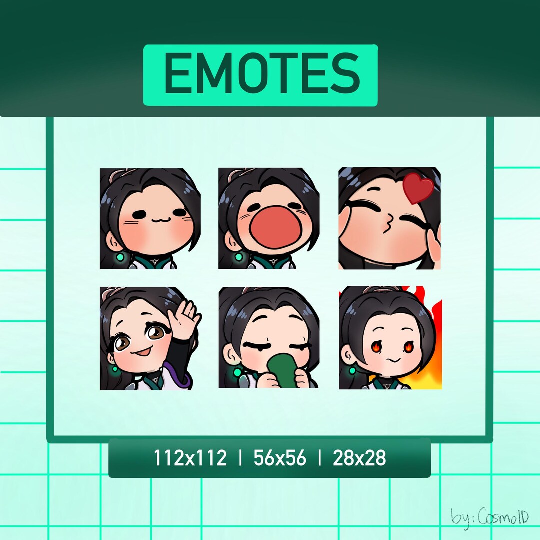 6 Valorant Sage Emotes, Discord Emotes, Valorant Emotes, Streaming ...
