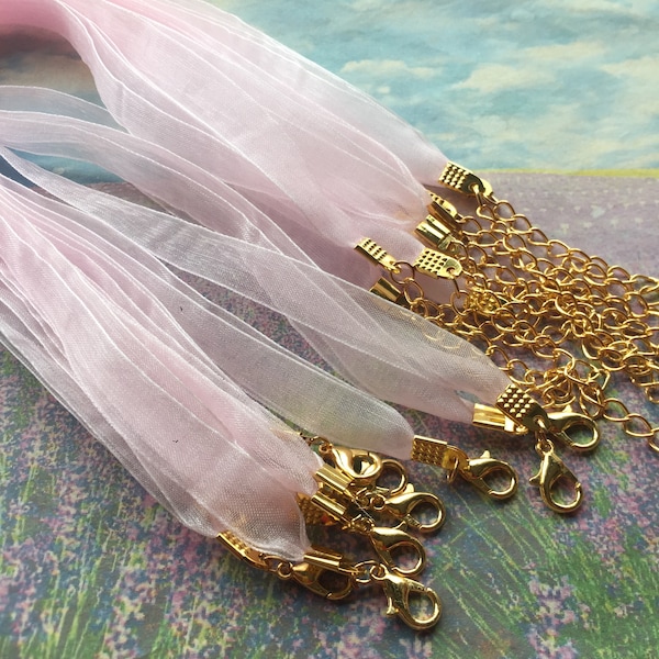 Ribbon Necklace - Etsy