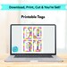 Back to School Printable Gift Tags – 4 Bright, Easy Meet the Teacher ...