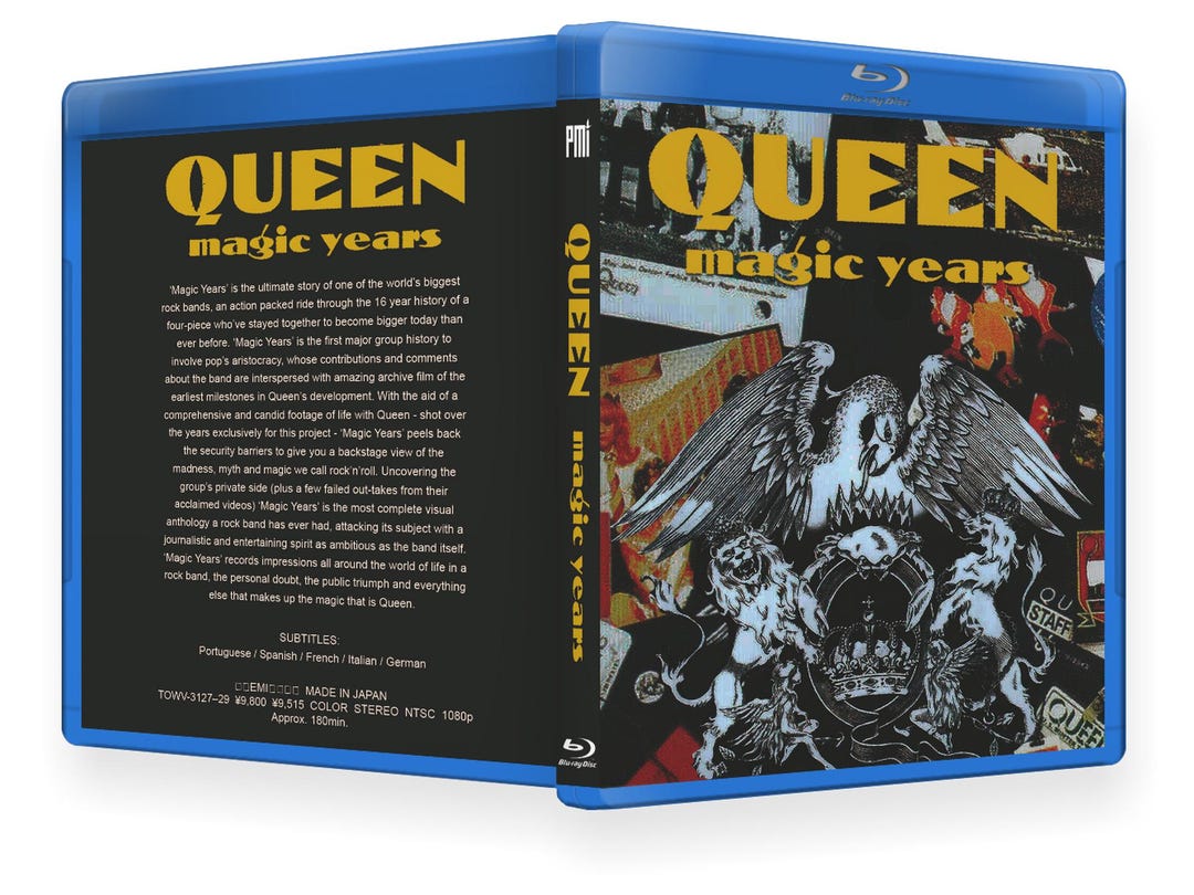 Blu-ray Queen - Magic Years (it's Not a DVD) - Etsy UK