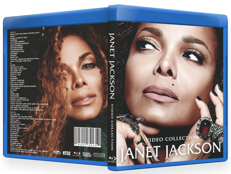Blu-ray Janet Jackson - Video Collection (it's Not a DVD) - Etsy