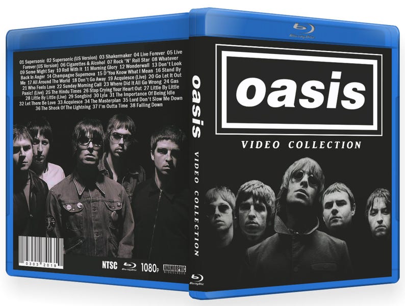 Blu-ray Oasis - Video Collection (it's Not a DVD) - Etsy