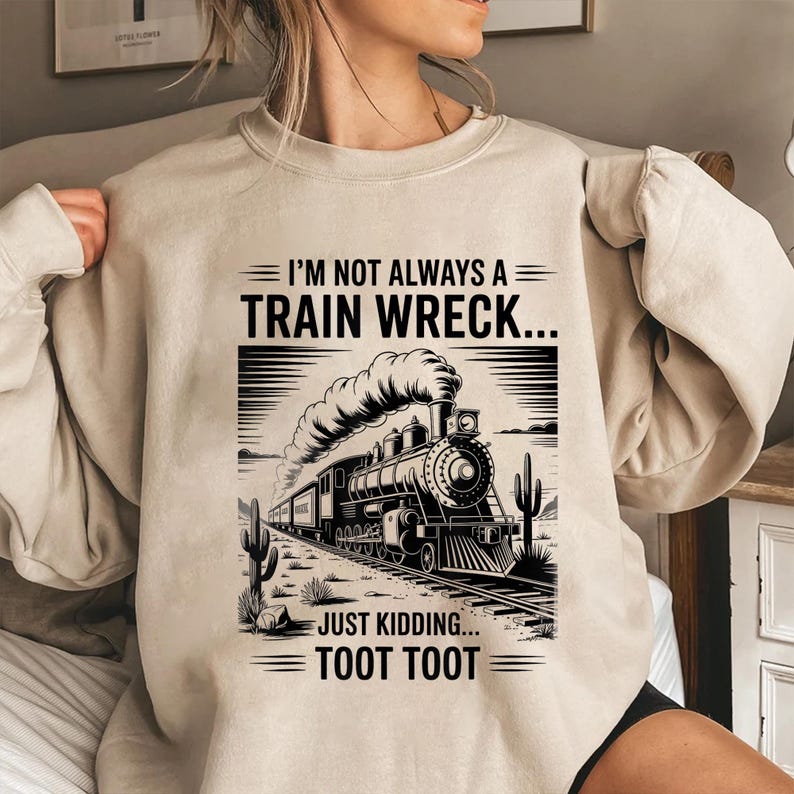 Funny Train Wreck PNG Bundle: Sarcastic Shirt Design (digital Download ...