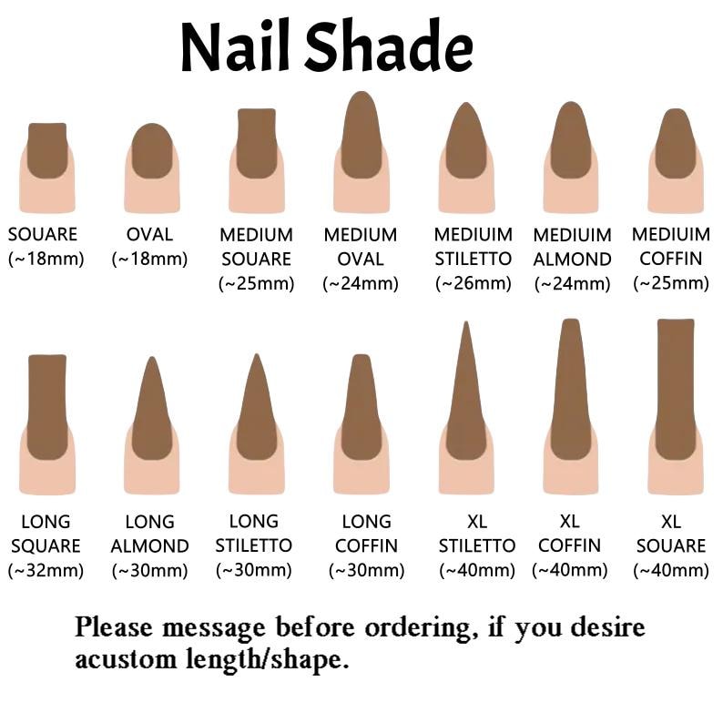Wedding Nails ,3D Lemon Handmade Press on Nails ,stiletto Press on ...