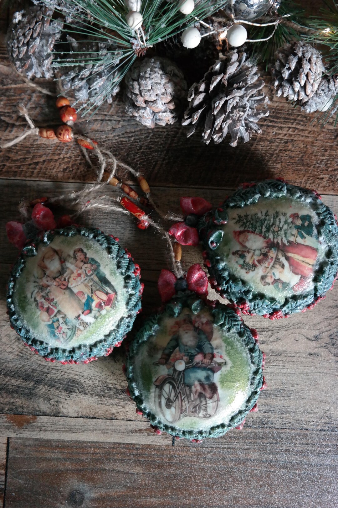 Christmas Ornaments Handmade Holiday Decorations,christmas Decor ...
