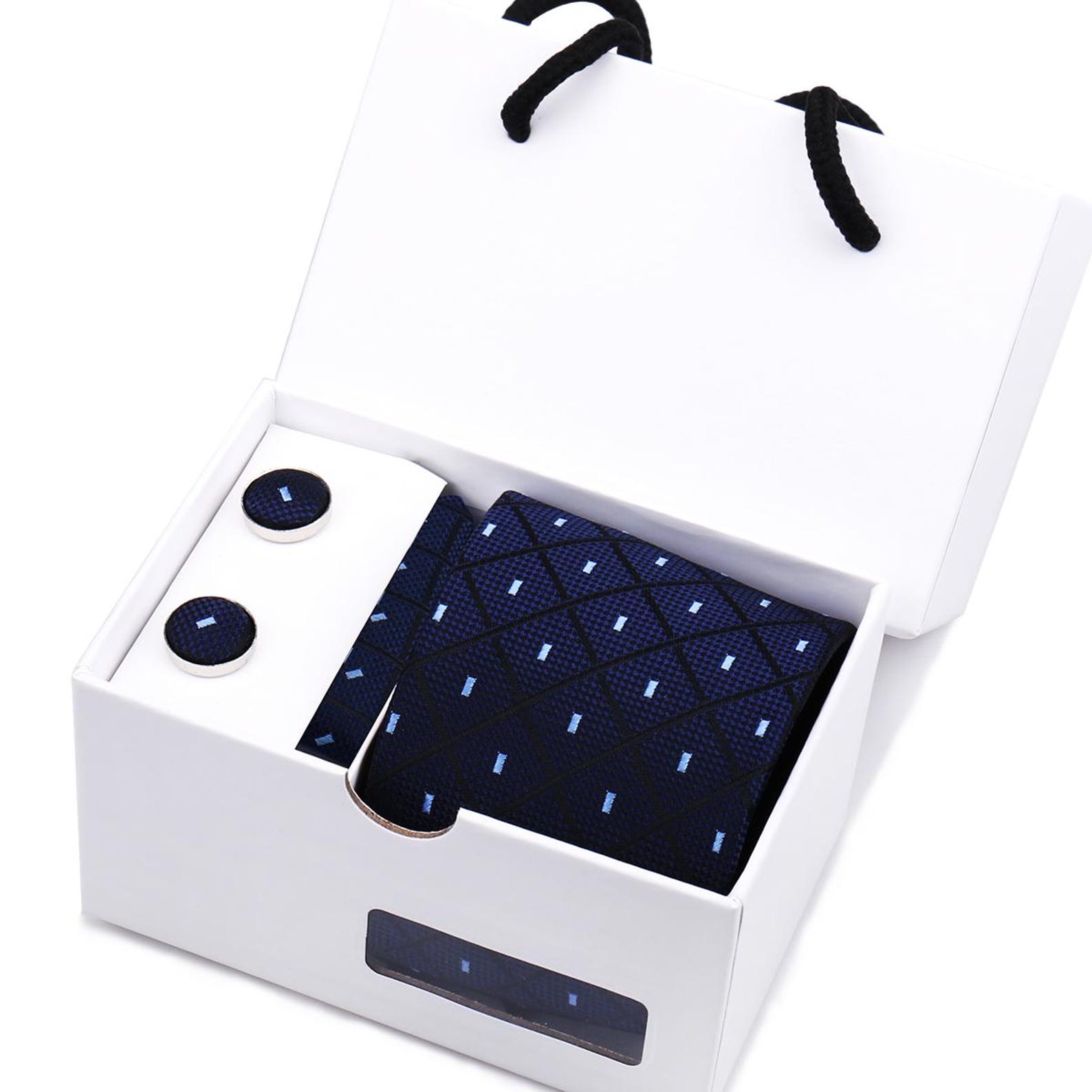 Men's Paisley Tie Gift Set – Luxury Box With Pocket Square & Cufflinks ...
