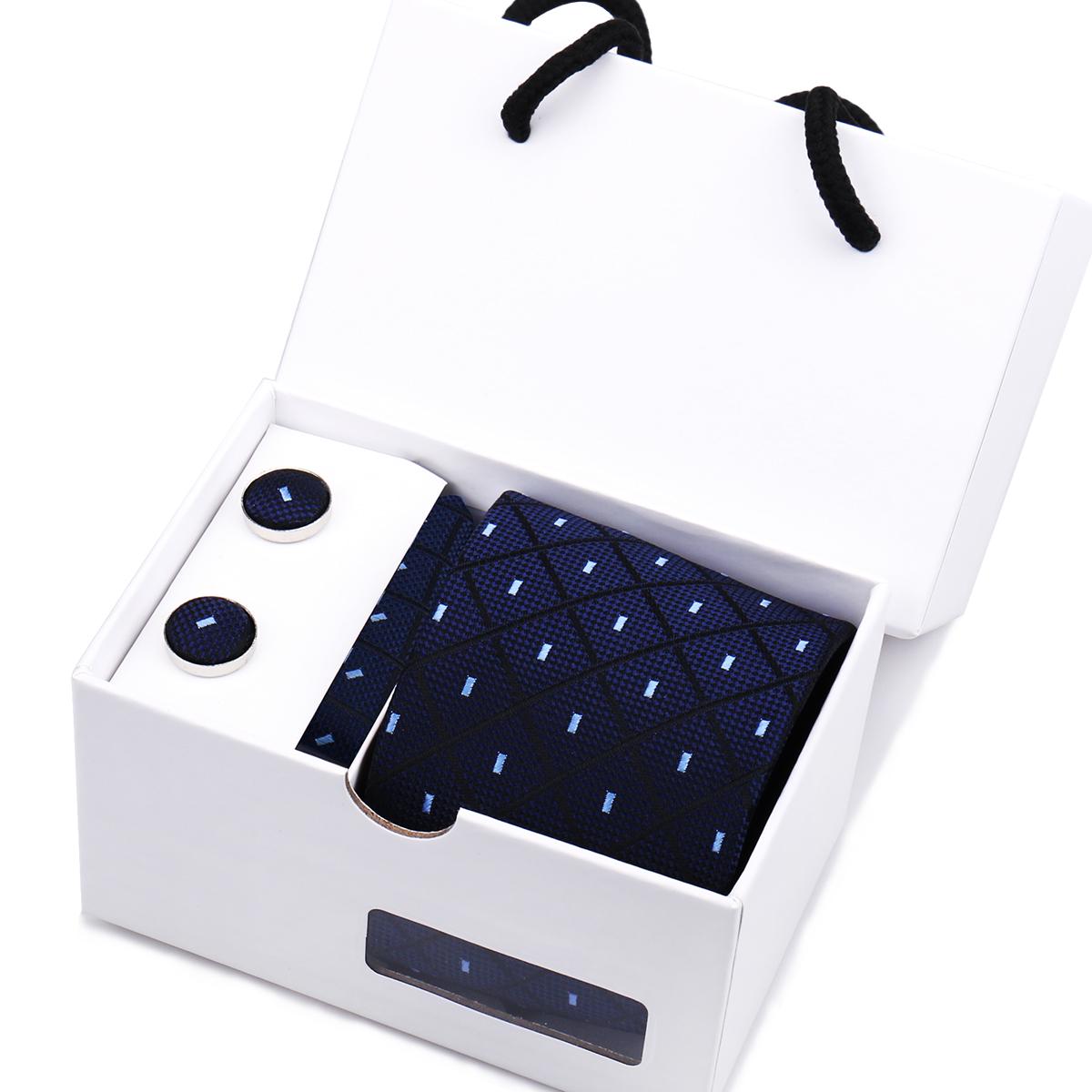 Men's Paisley Tie Gift Set – Luxury Box With Pocket Square & Cufflinks ...