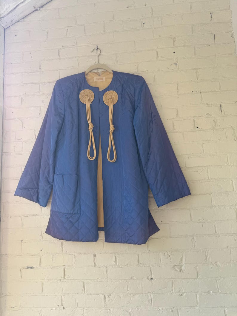 Rare 1940s Textron Quilted Jacket Art Deco Hollywood Glam Rare Vintage ...