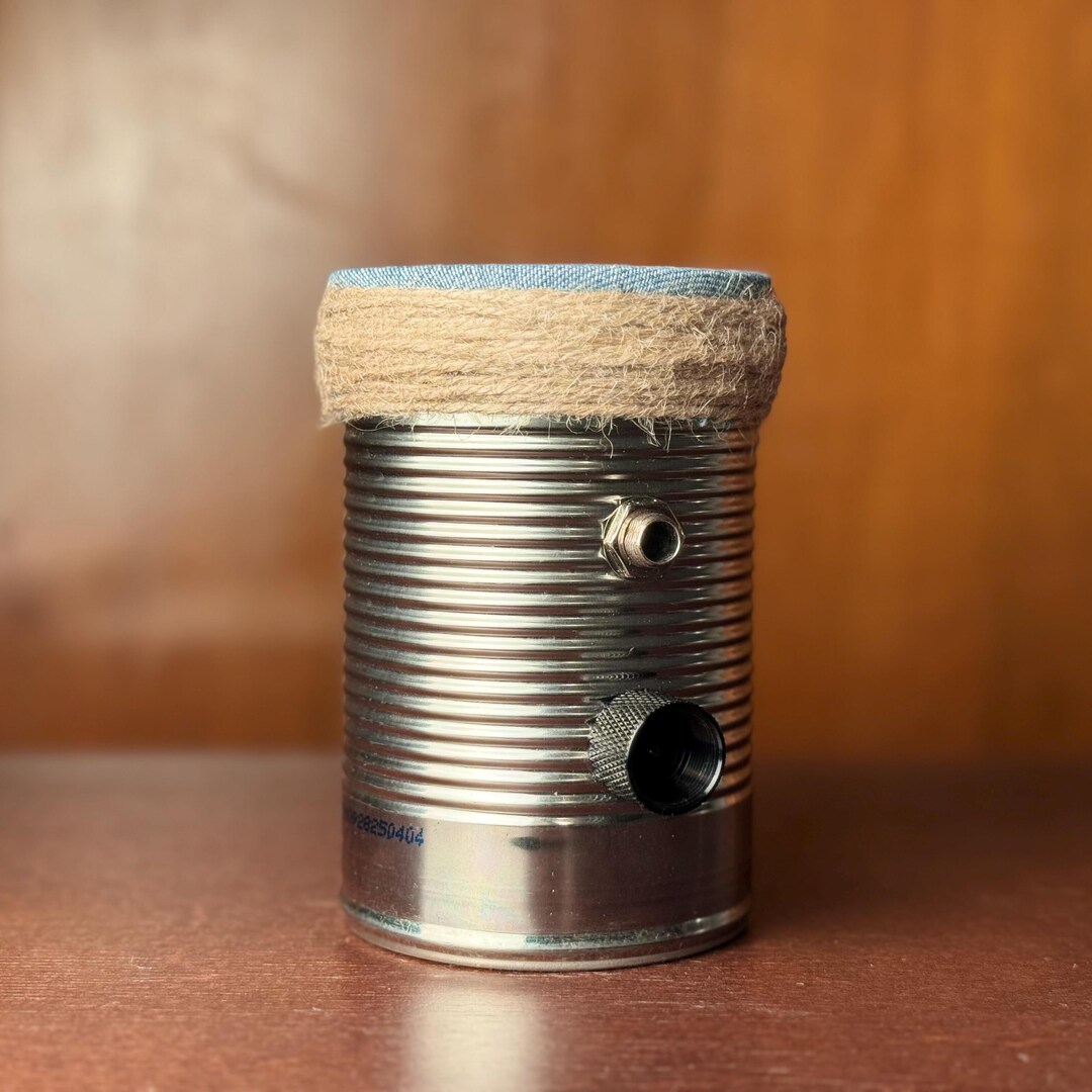 Original Lo-fi Tin Can Microphone — Vintage Tone, Handmade in Texas (5/ ...