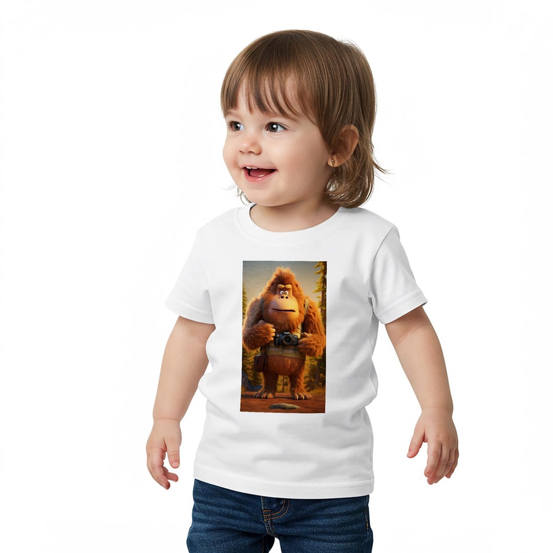 Furry Photographer Apparel, Cartoon Ape Camera Design, Whimsical ...