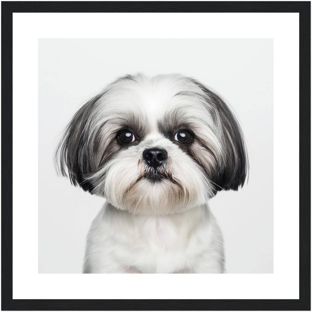 Shih Tzu Wall Art Print - Choose From Framed, Canvas or Acrylic ...