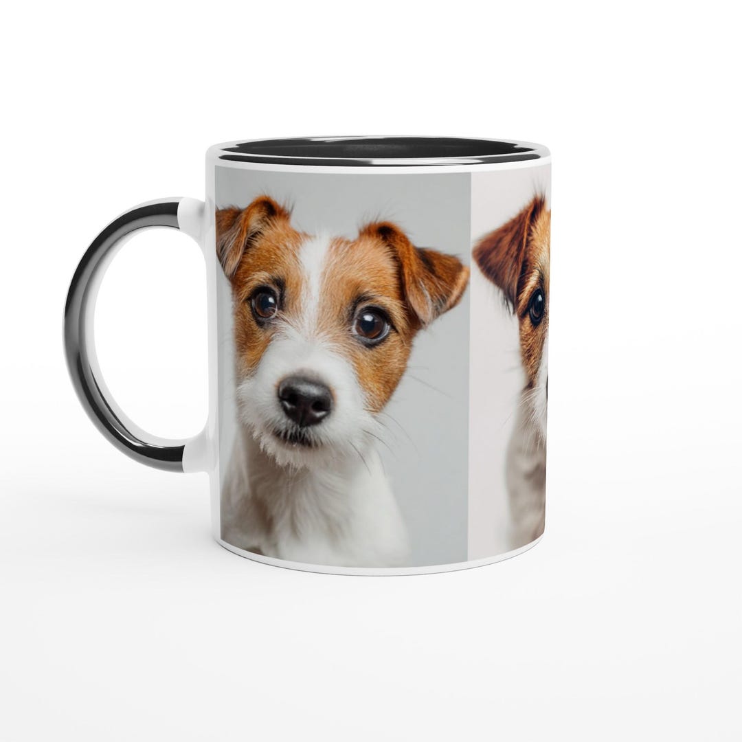 Jack Russell Mug - Porcelain or Ceramic Print Coffee Cup - Etsy