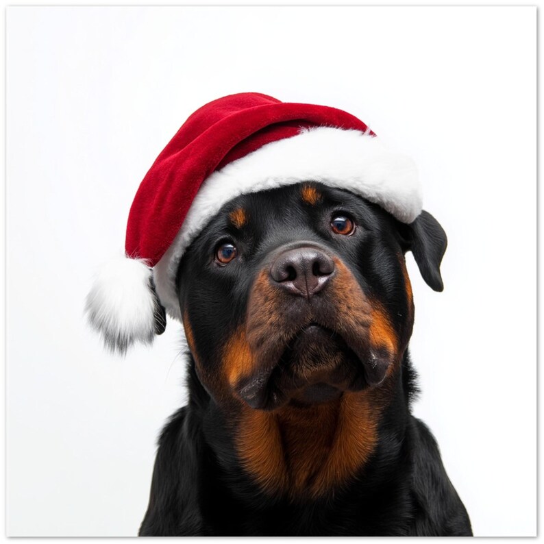 Rottweiler Christmas Card Pack – 10 Holiday Cards for Dog Lovers - Etsy
