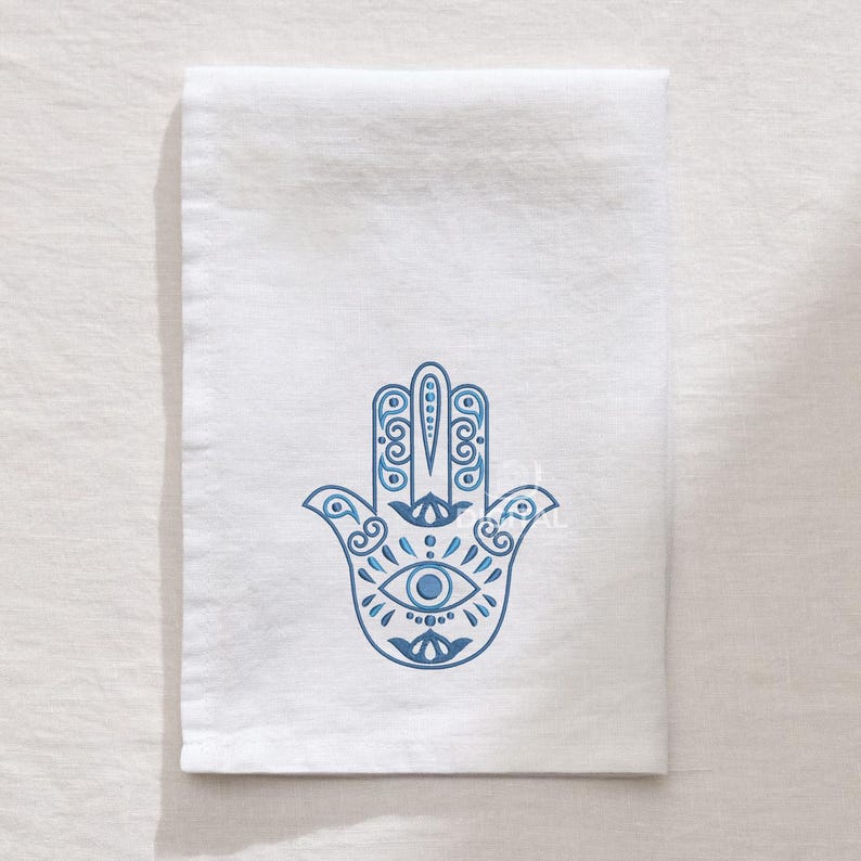 Indian Hamsa Hand Machine Embroidery Design, Embroidery File, 3 Sizes ...