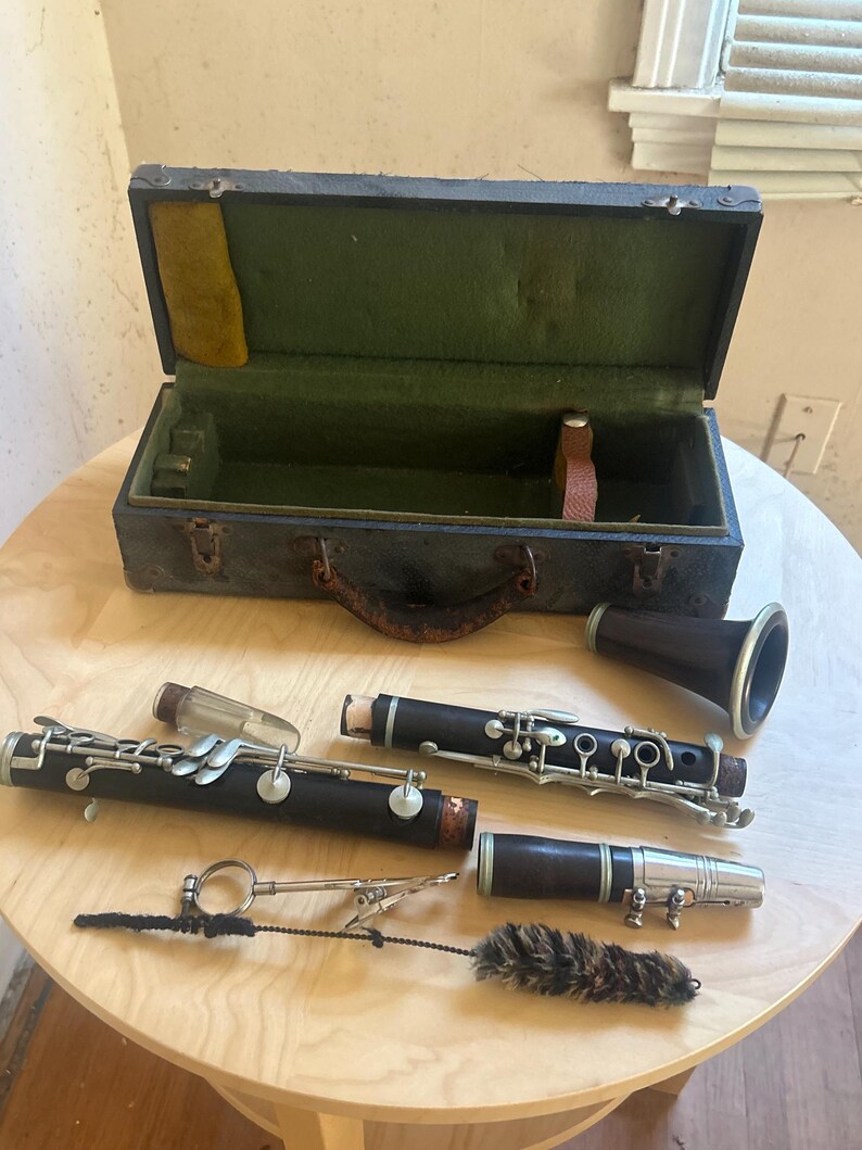 Vintage Clarinet Musical Instrument - Etsy