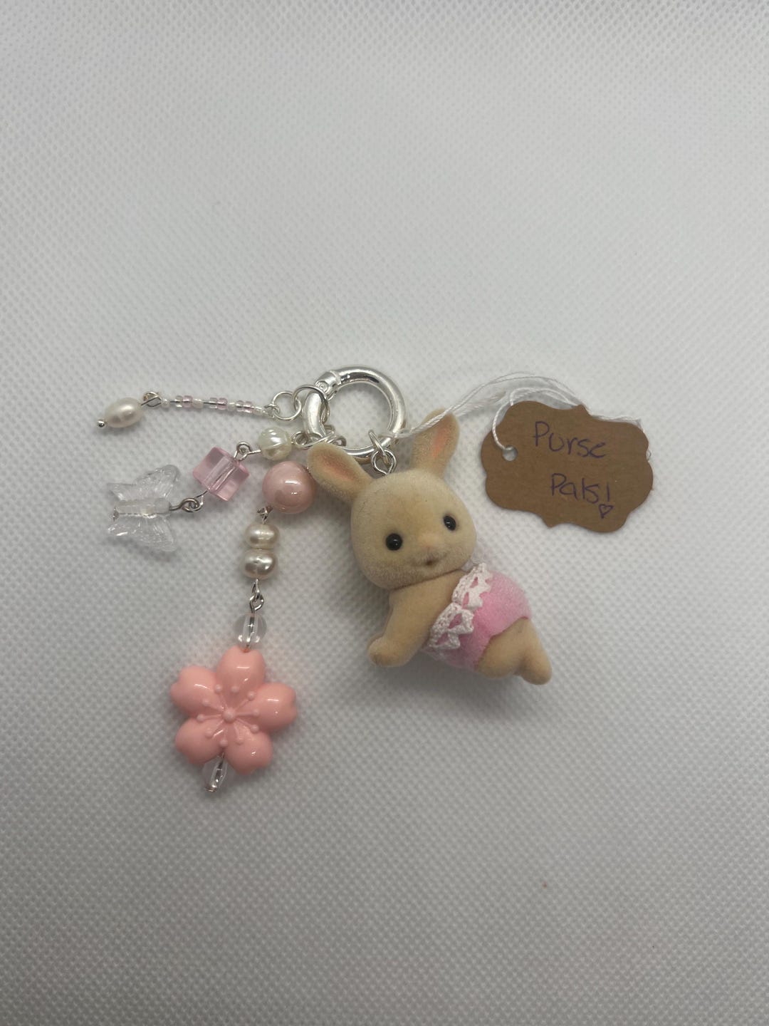 Custom Calico Critter Bunny Keychain - Etsy