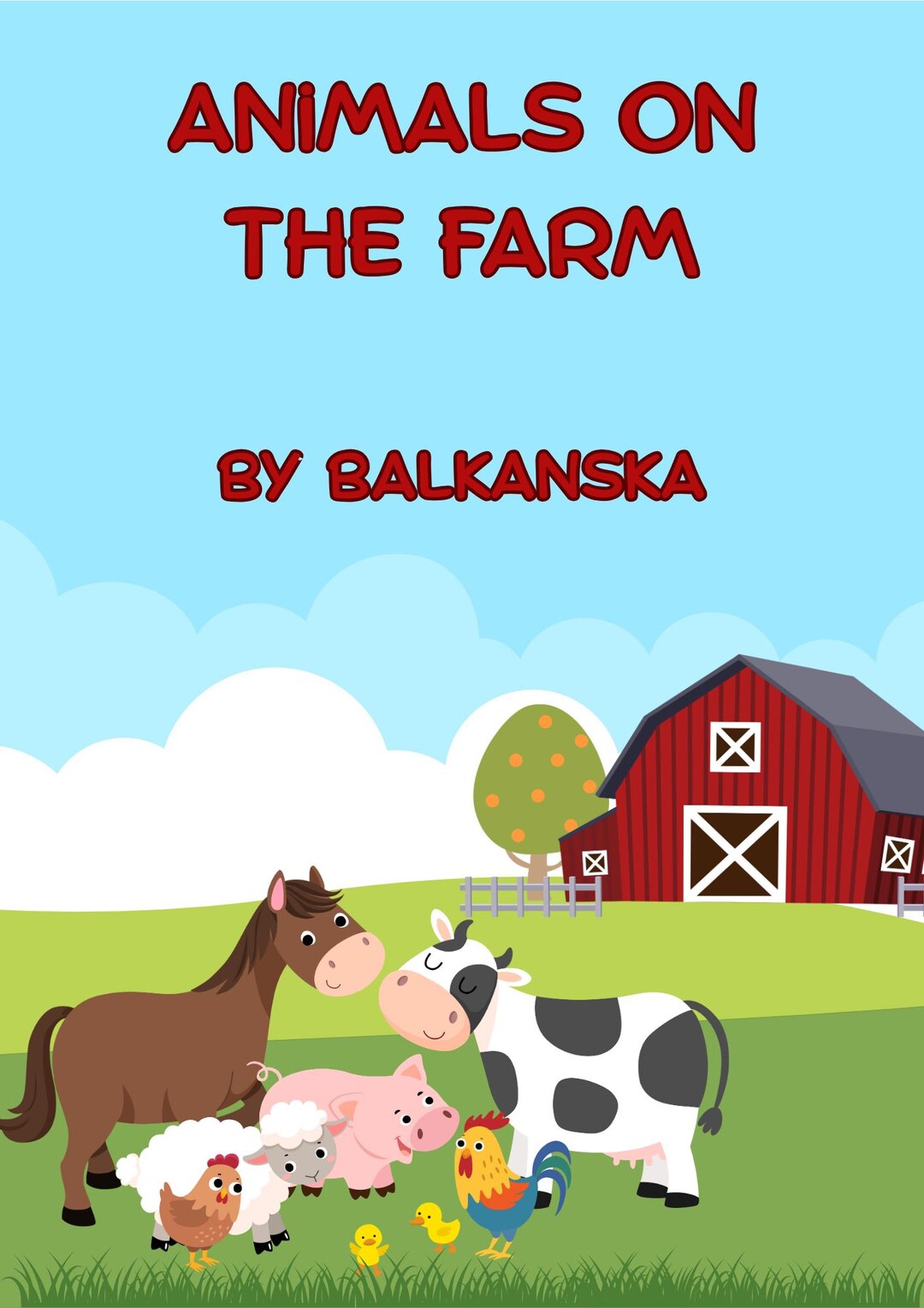 Farm Animals – Fun Printable Book for Kids - Etsy