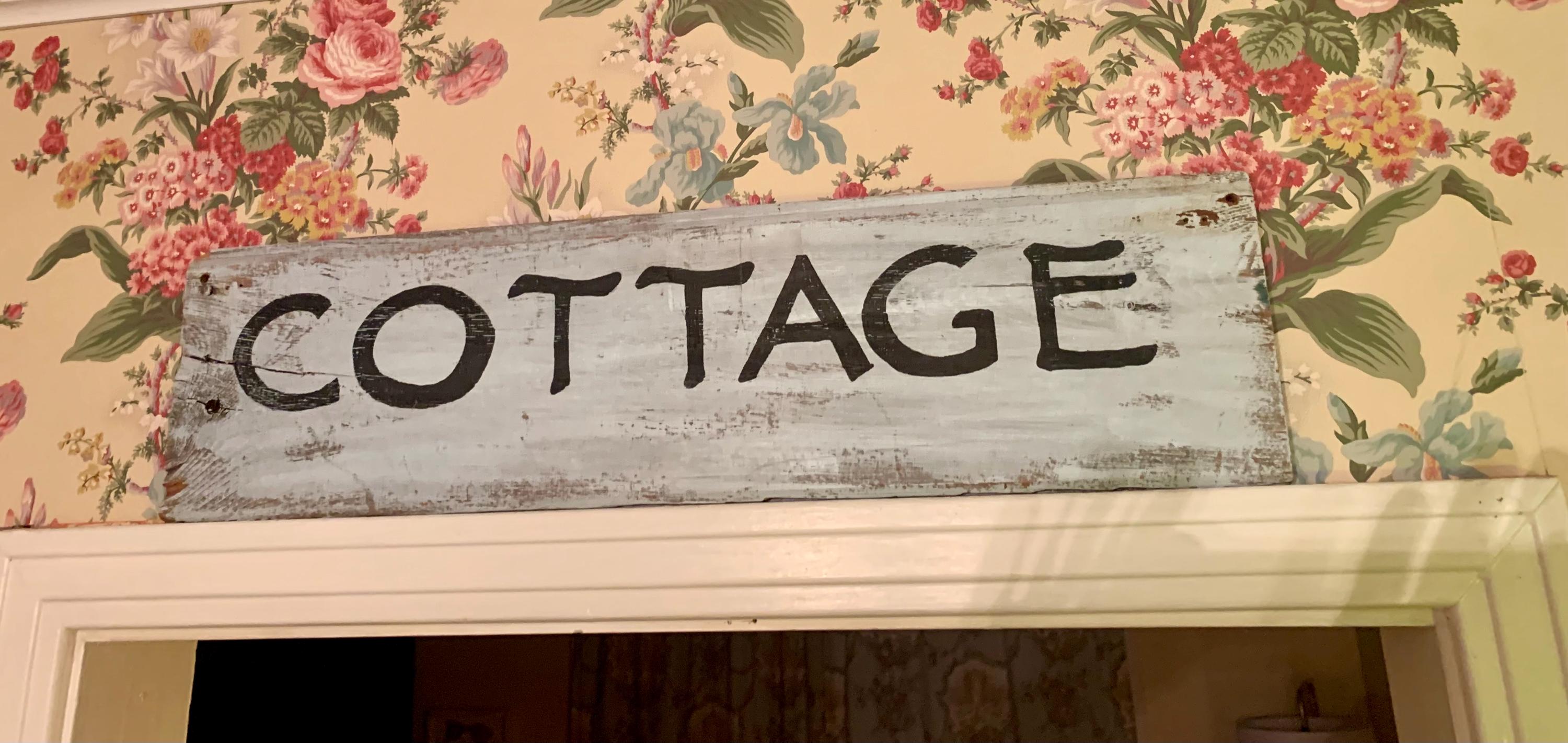 Vintage Cottage Sign - Etsy