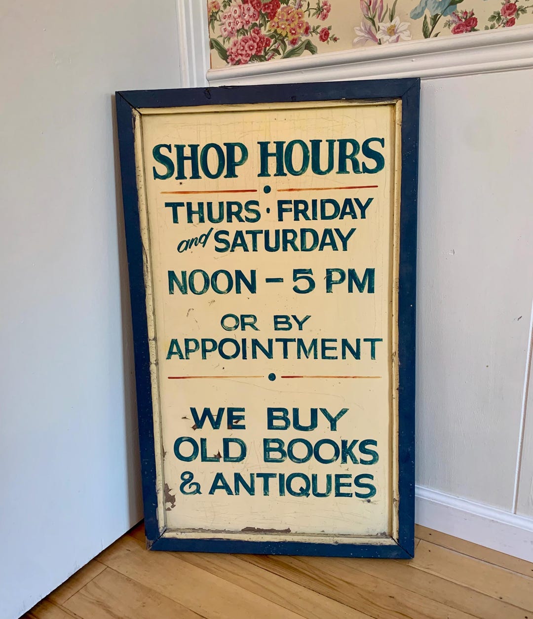 Authentic Large Antique Shop Sign - Etsy