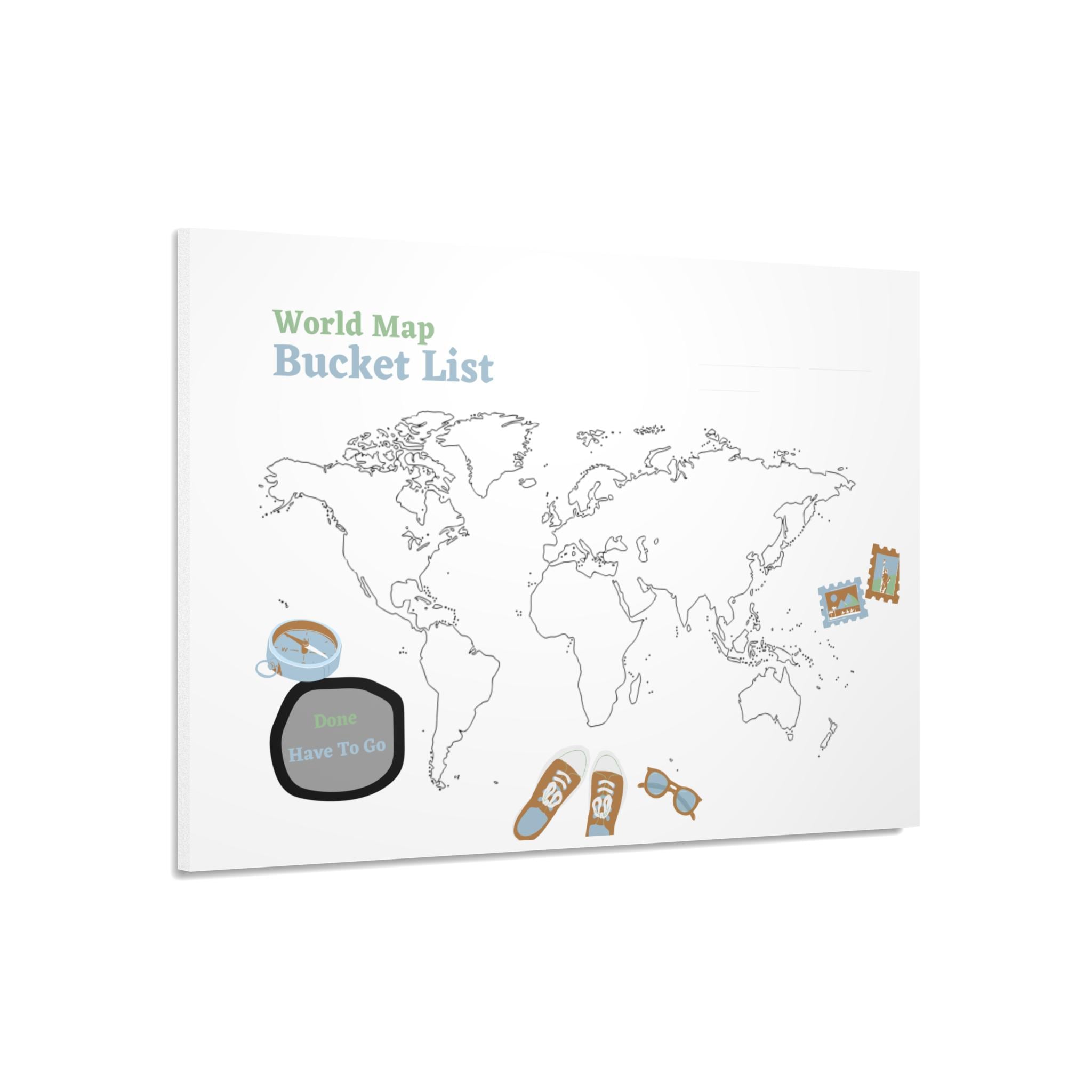 Travel Themed Foam Board | World Map Decor | Travel Wall Art | Fun ...