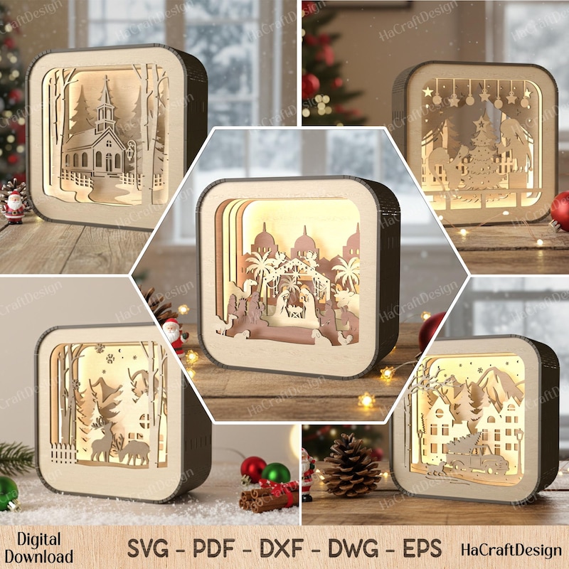 Led Shadow Box Laser Cut - Etsy