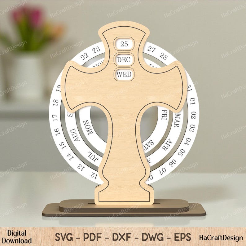Christmas Countdown Calendar SVG Bundle – Laser Cut Files (digital ...
