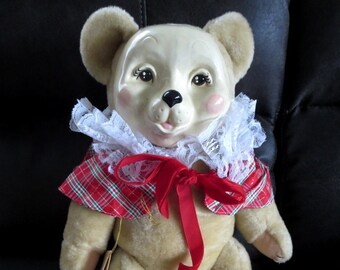 Ceramic Teddy Bear - Etsy