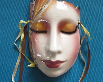 Ceramic Butterfly Mask - Etsy