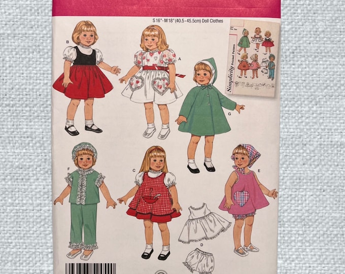 Vintage 90s Barbie Dress Patterns|original Simplicity|10 Different ...