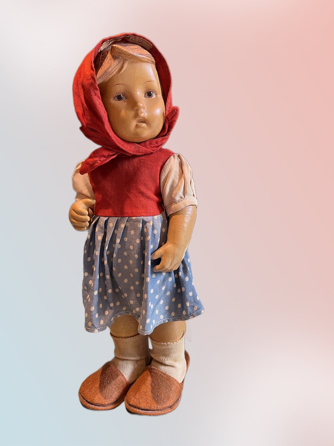 Doll Hummel Rubber, 11 1/2”|vintage Mid Century|adorable Sweet Face ...