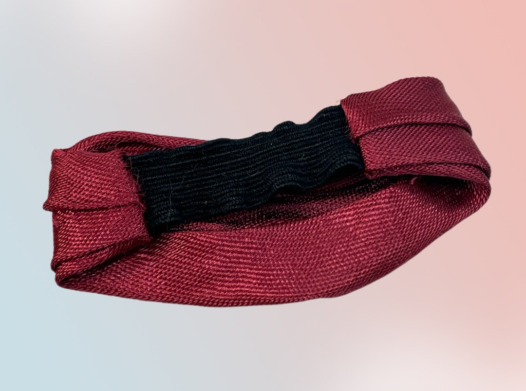 Ken Vintage CUMMERBUND |tuxedo #787 |1961-65|original|formal Doll Maroon Satin Waist Cummerbund ...