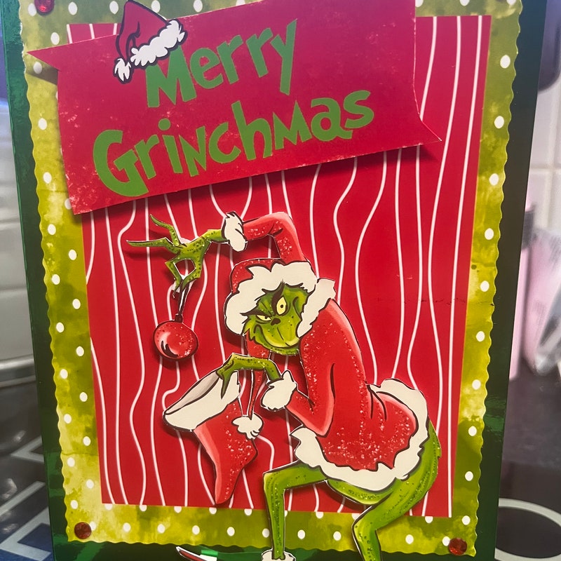 Grinch Christmas Card - Etsy