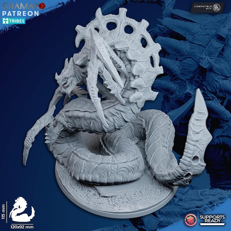 Tremor Miniature | Ghamak Alien Hive Proxy, Wargame Model - Etsy