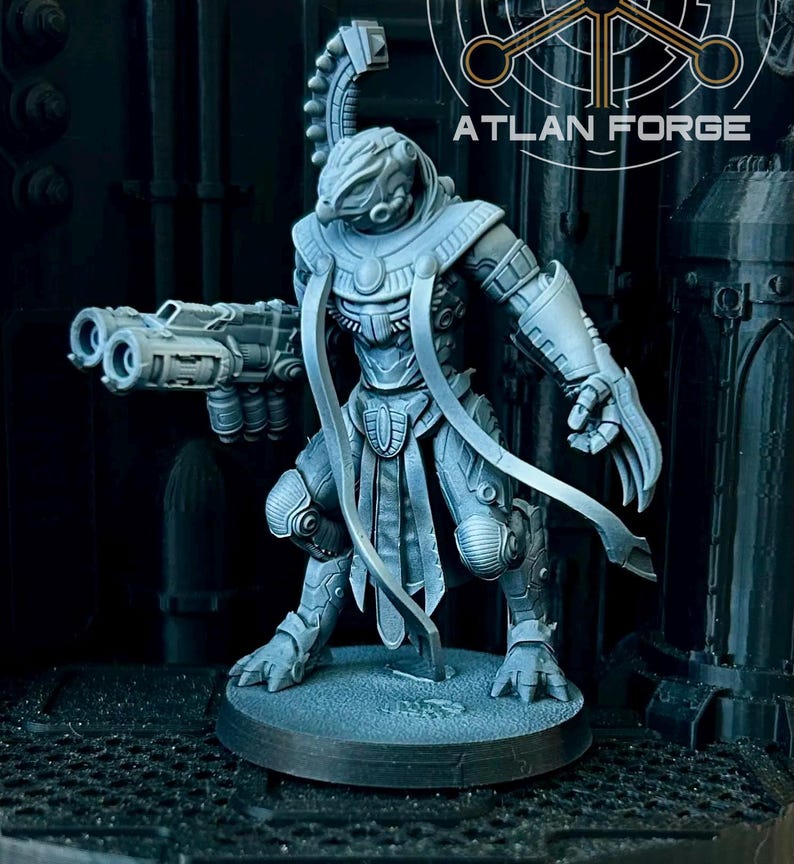 Aegyptian Sentinels (set of 3) | Atlan Forge | Tabletop Wargames 3d ...