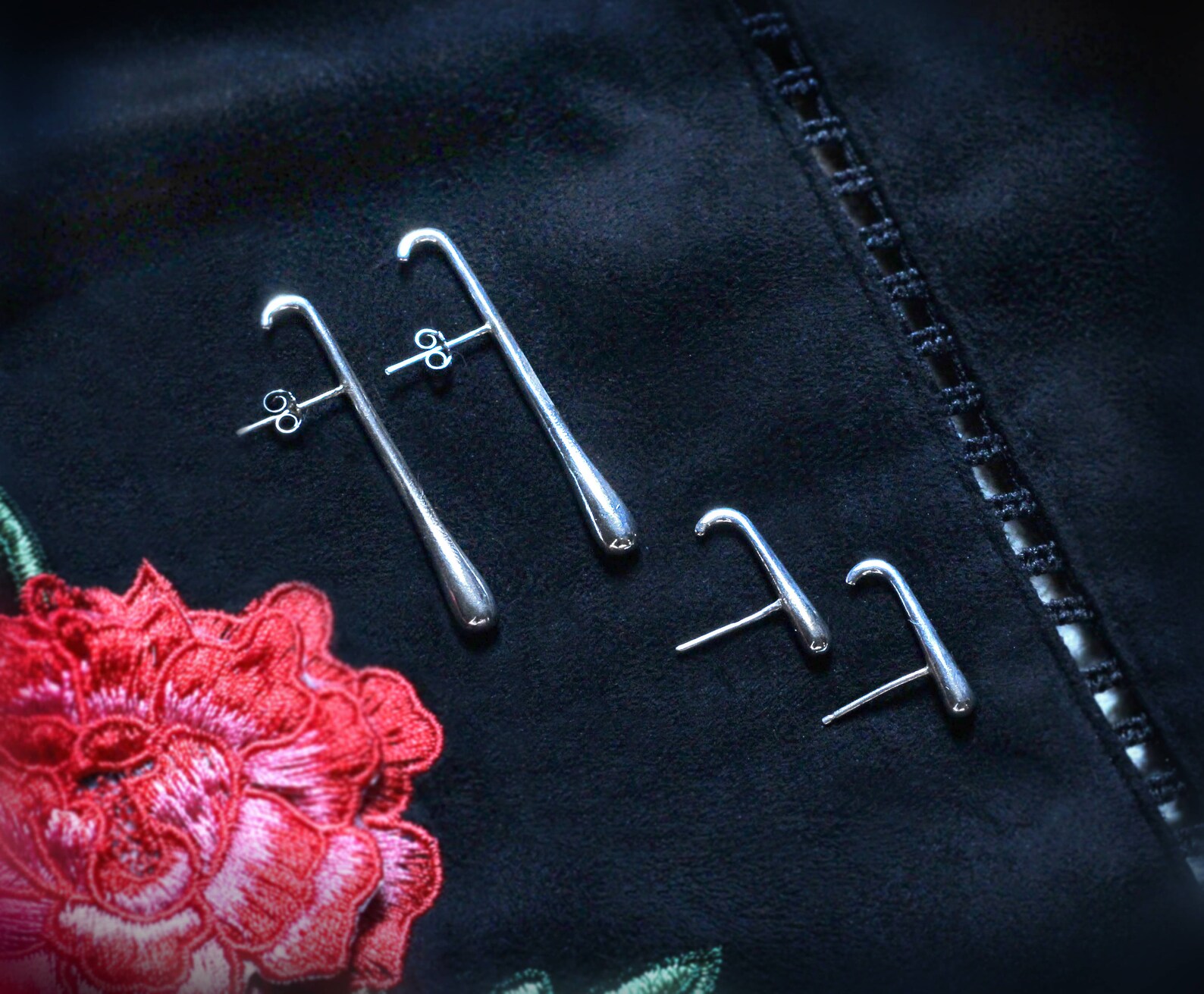 Suspender Drip Earrings - Etsy