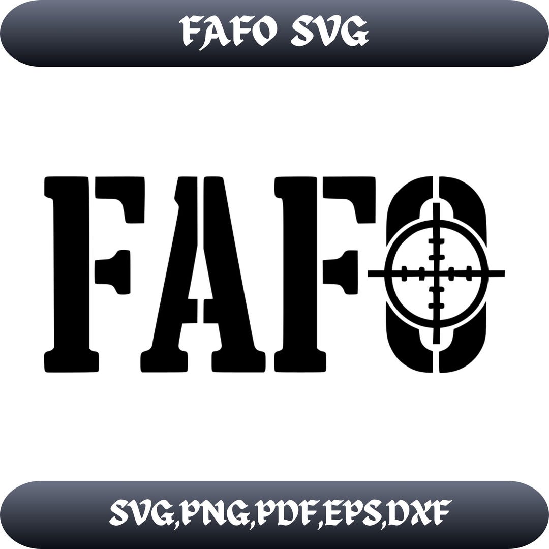 FAFO Svg, FAFO Target Svg, FAFO Designs, Fafo Svg for Cricut ...