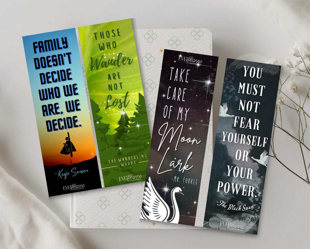 Keeper of the Lost Cities Powerful Quotes Bookmark Set- KOTLC- Shannon ...