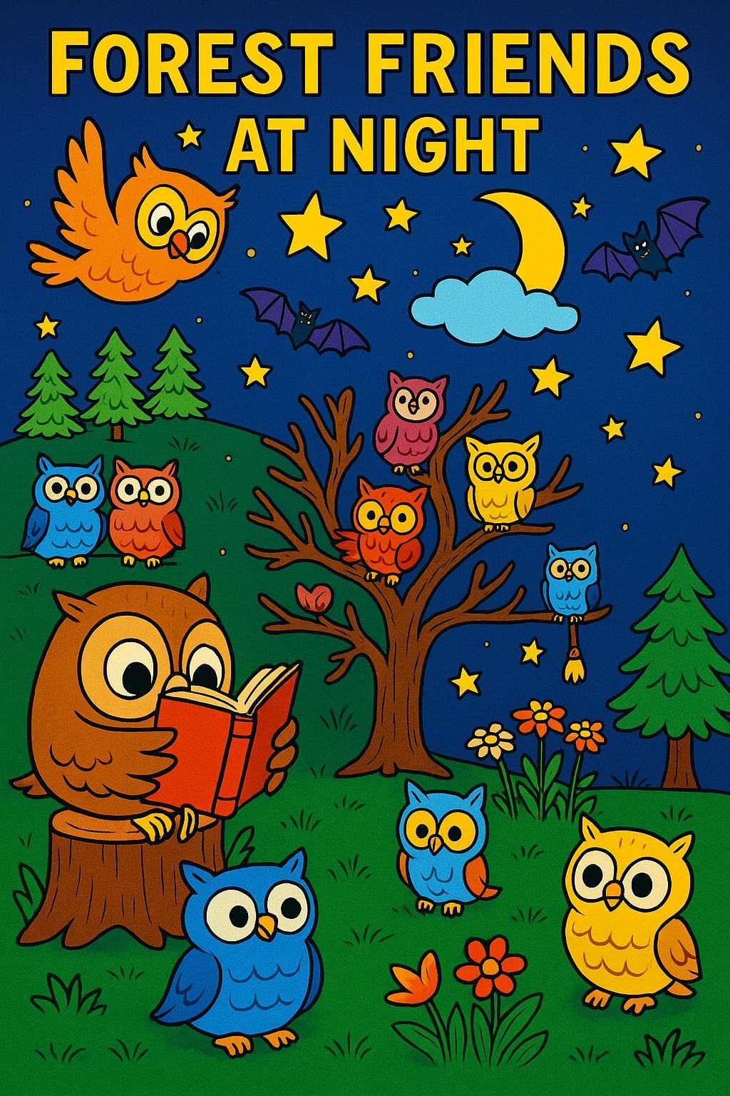 Forest Friends – Printable Coloring Pages Vol. 1 (owls, Bears ...