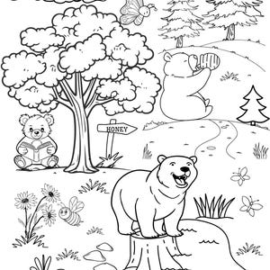 Forest Friends – Printable Coloring Pages Vol. 1 (owls, Bears ...