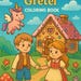 Hansel and Gretel Coloring Book for Kids | Fairy Tale Coloring Pages ...