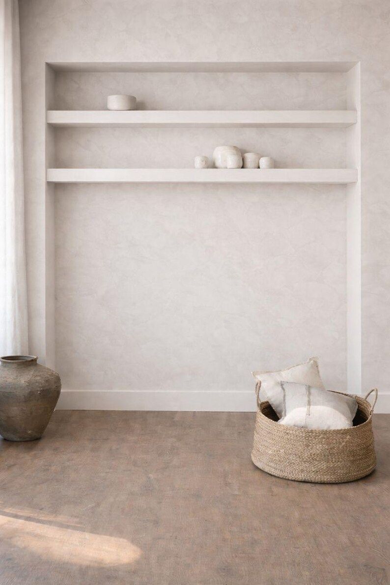 Microcement Floating Rectangular Chunky Wall Shelf - Etsy
