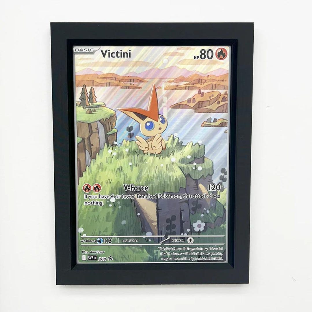 Pokémon Jumbo Card Wall Display - Picture Frame for Modern Jumbo Cards ...
