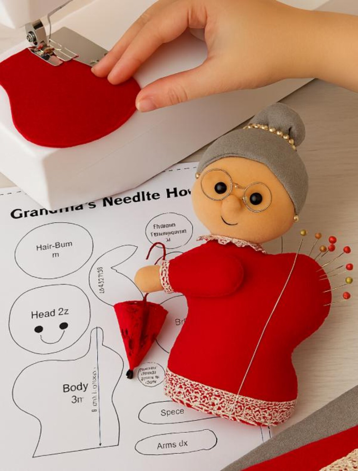 Grandma’s Needle Holder – PDF Sewing Pattern - Etsy